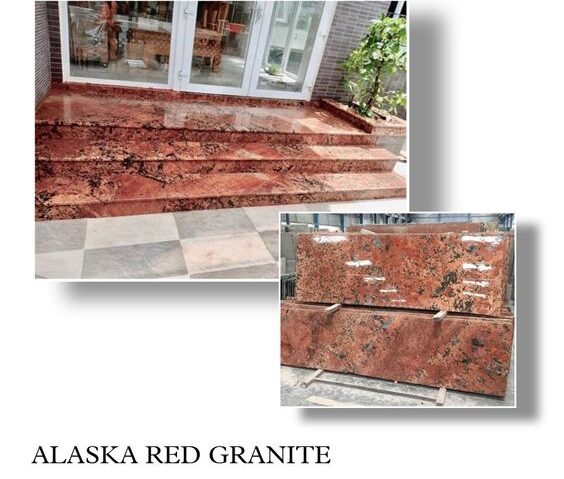 Alaska Red Granite in Kishangarh