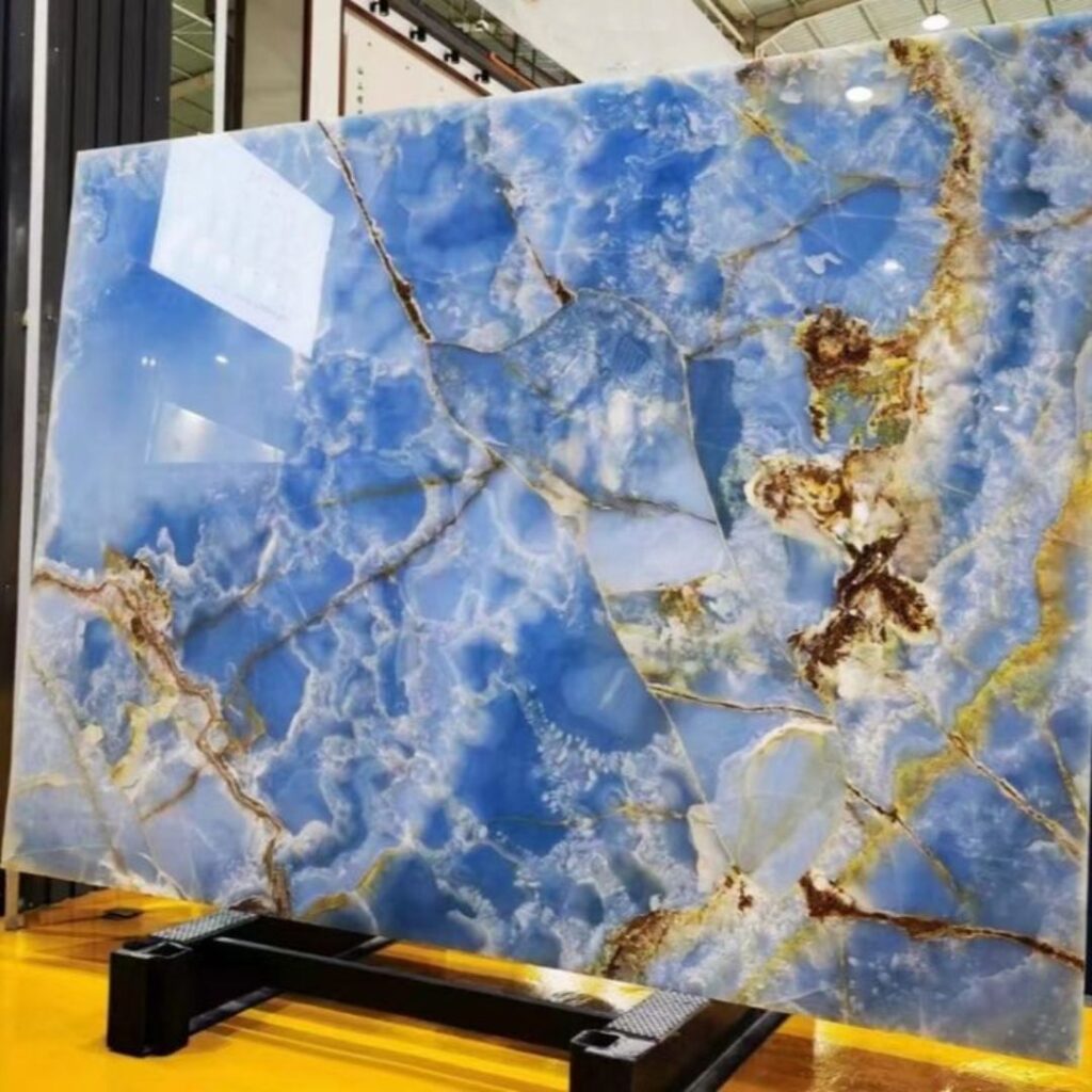 Blue Onyx marble - Global Stone India